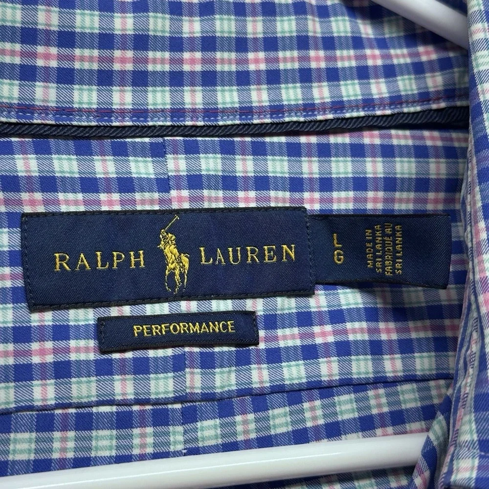 Ralph Lauren | Shirts | Ralph Lauren Performance Shirt Mens Large Blue ...